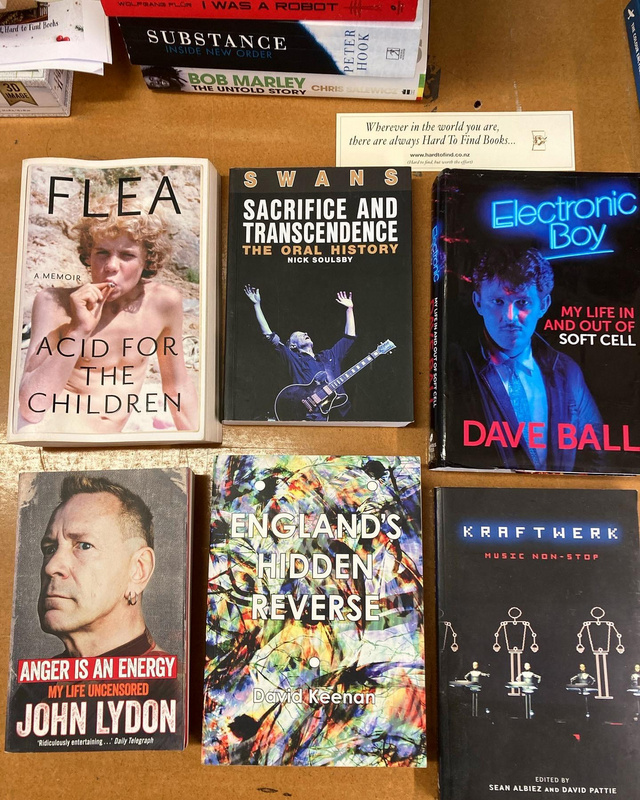 POSTPUNK BOOKS and others | Hard To Find Books